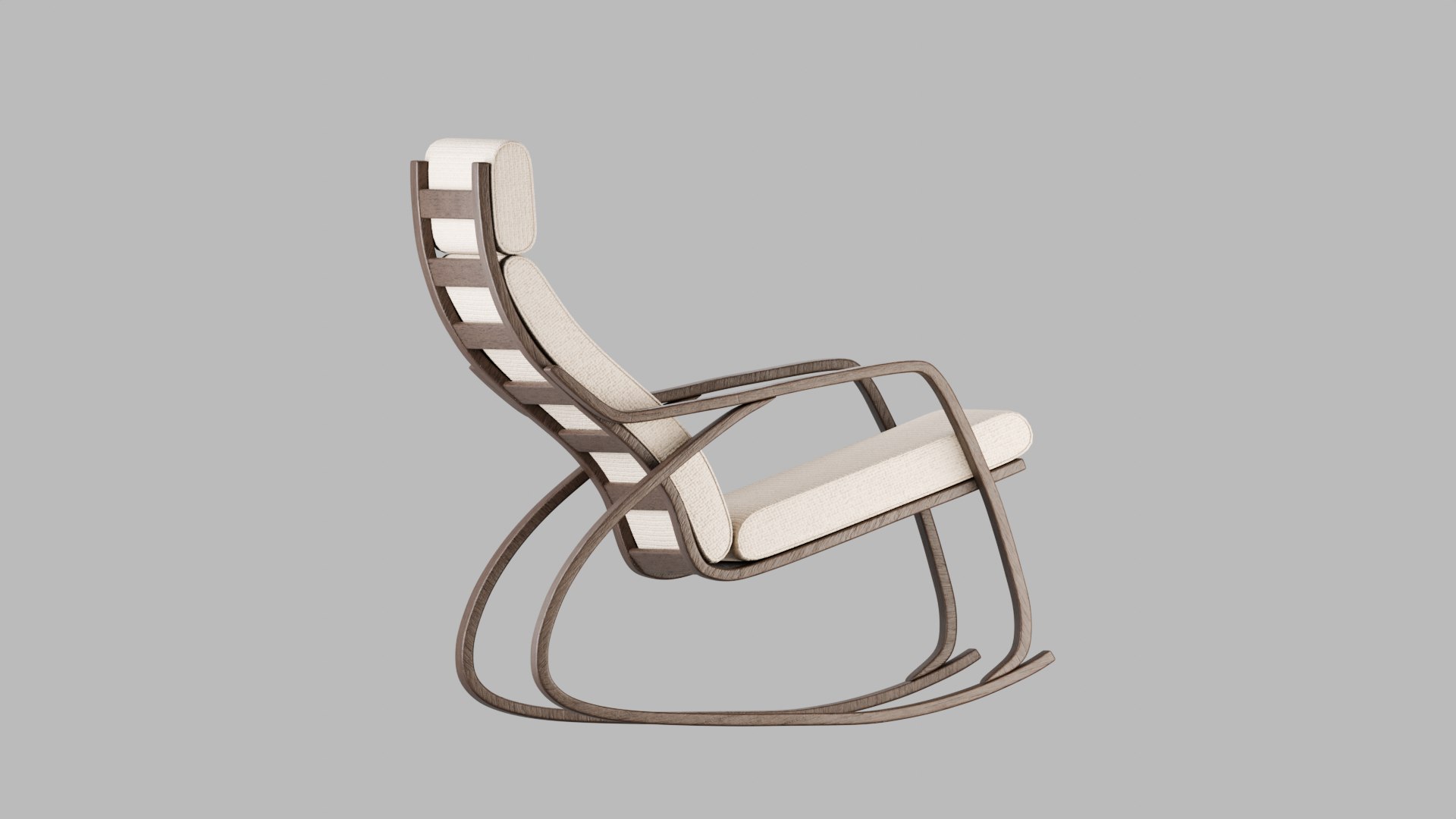 3D Rocking Chair Model - TurboSquid 2196060