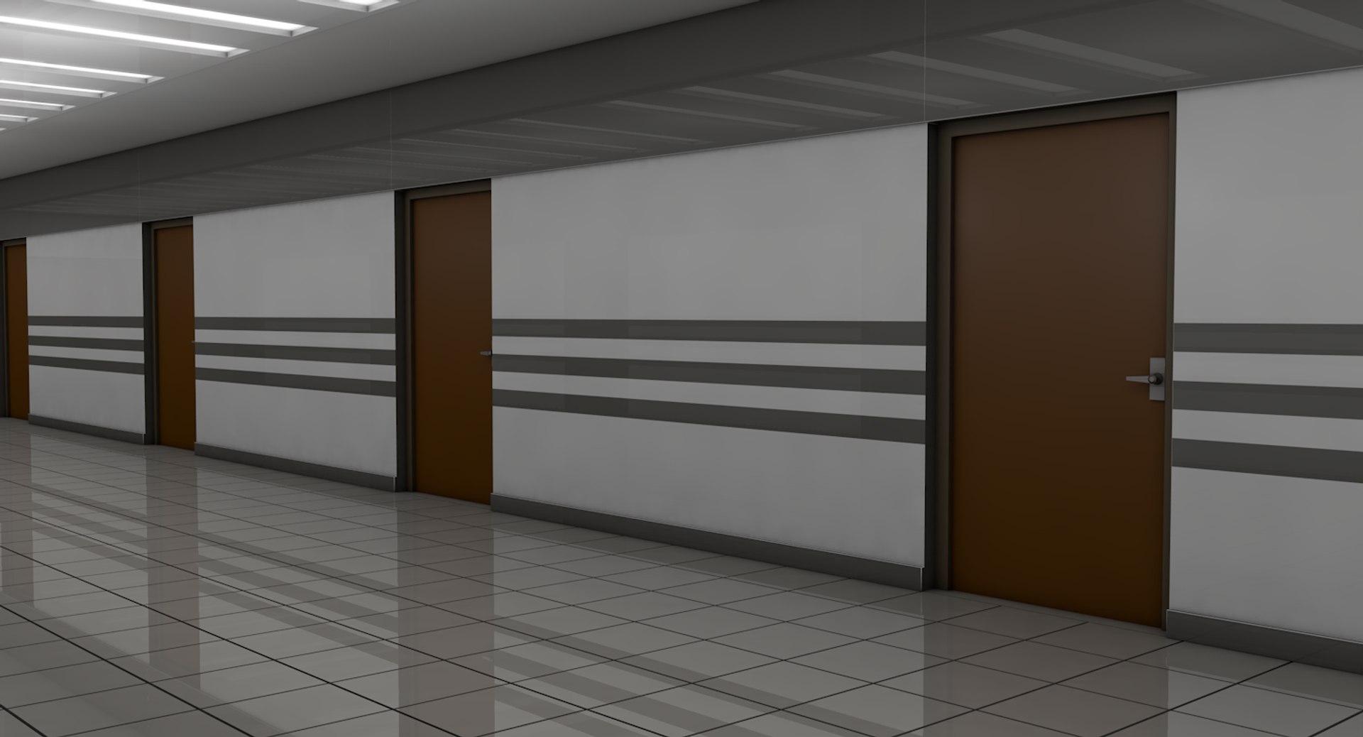 Apartment Corridor 3D - TurboSquid 1568086