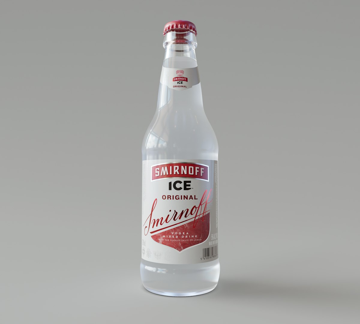 Smirnoff Ice Beverage Bottles 3D Model - TurboSquid 2132661