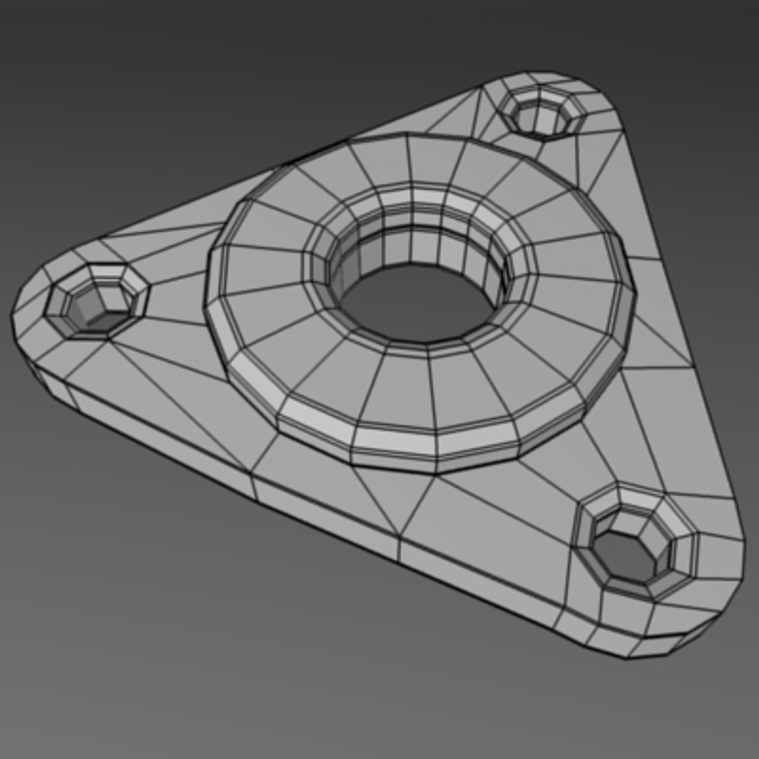metal component 3d model