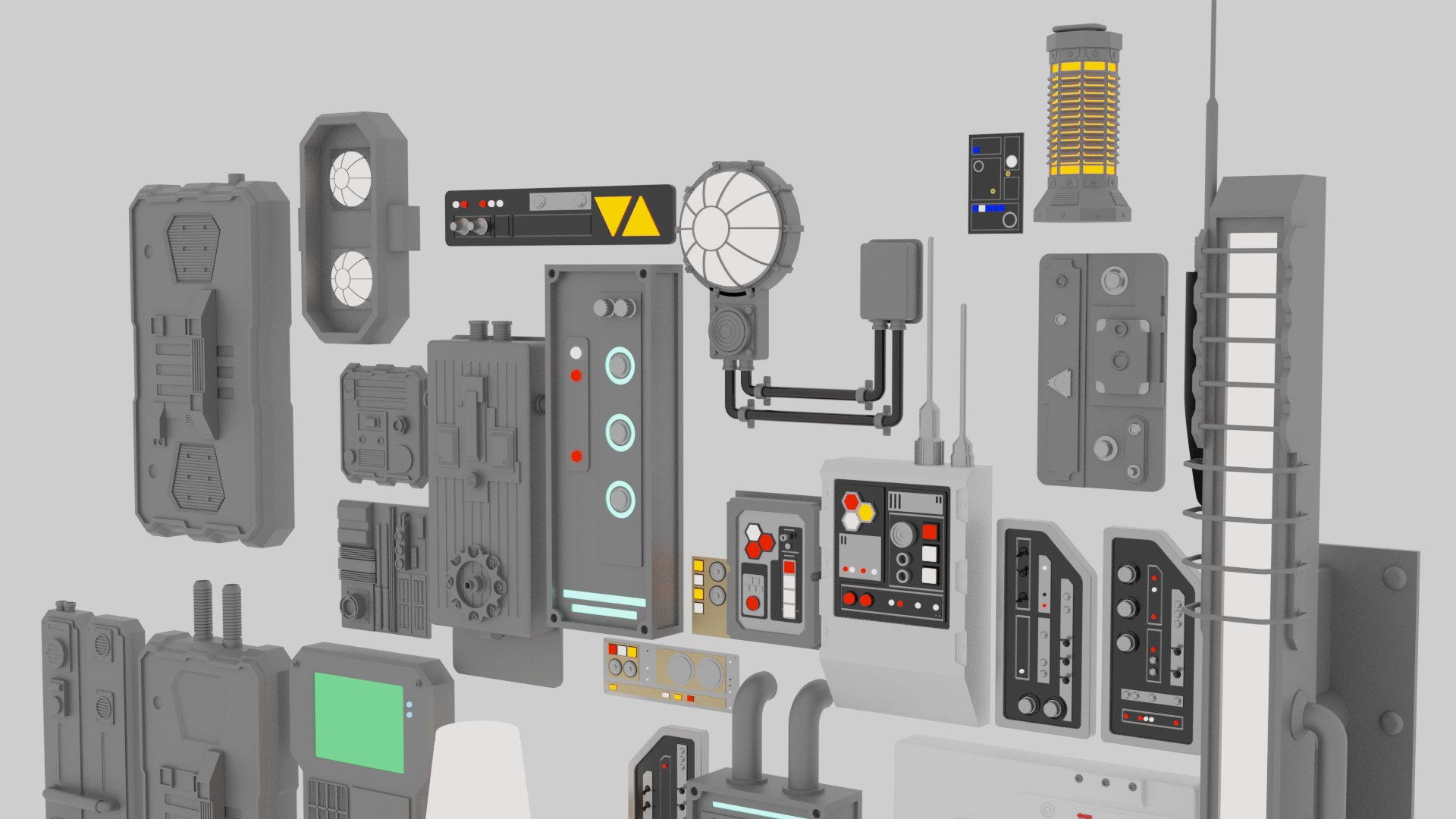 Star Wars Panels Pack 04 3D - TurboSquid 2301003