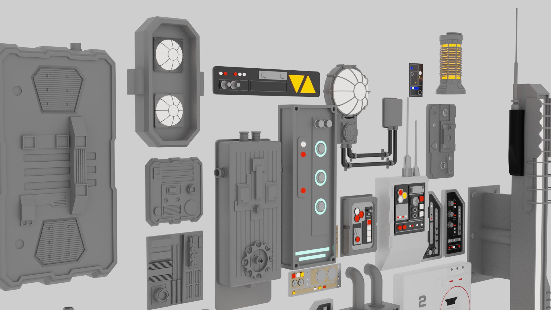 Star Wars Panels Pack 04 3D - TurboSquid 2301003