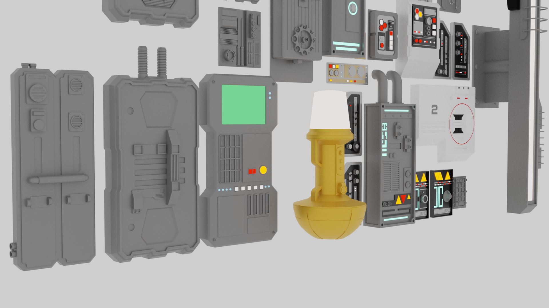 Star Wars Panels Pack 04 3D - TurboSquid 2301003