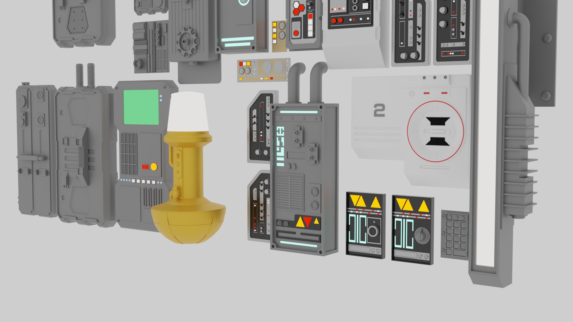 Star Wars Panels Pack 04 3D - TurboSquid 2301003