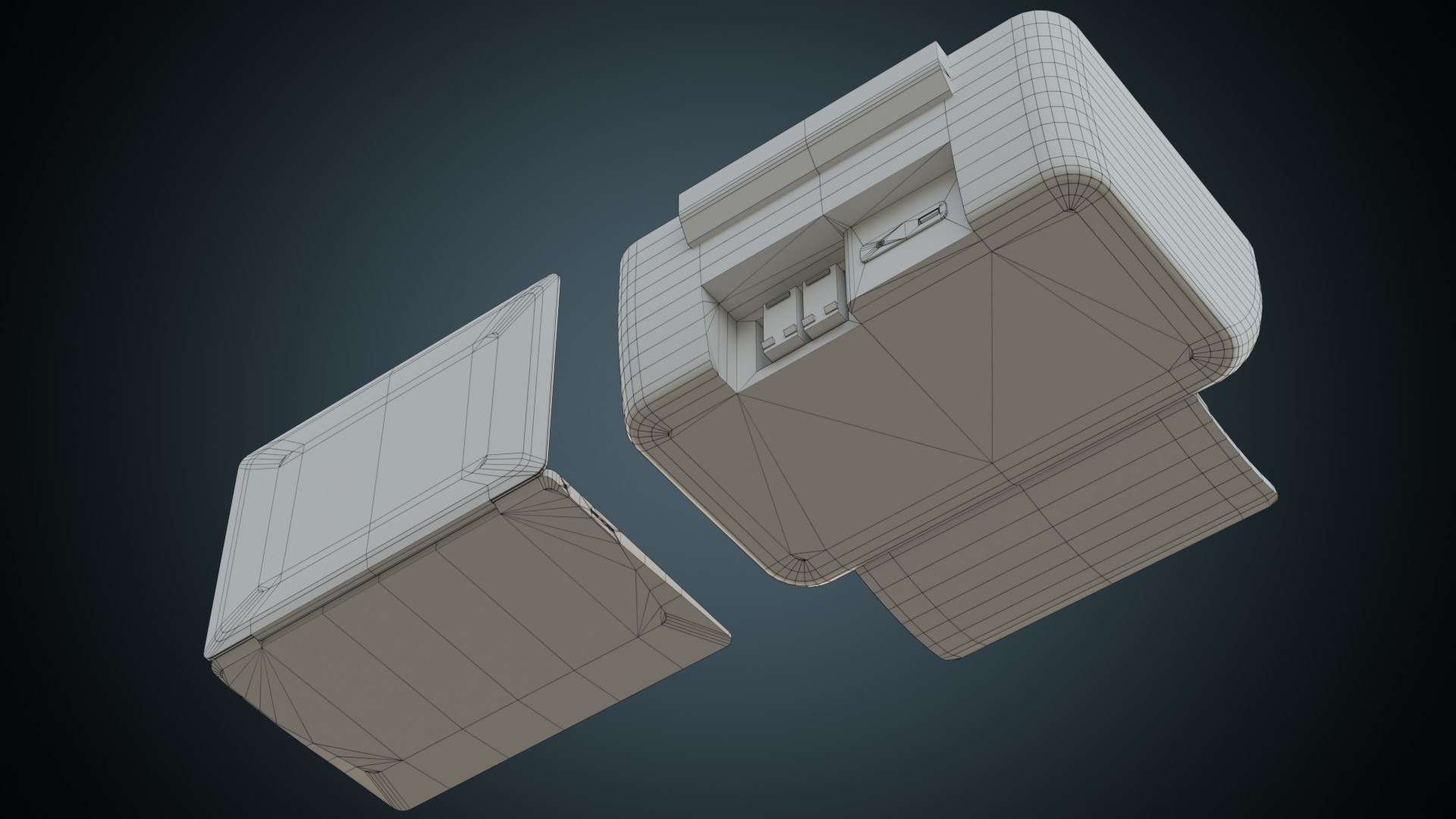 Laptop And Printer 1 Basic 3D Model - TurboSquid 2326156