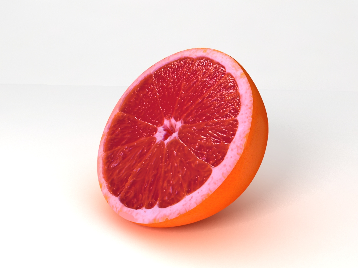 3D grapefruit fruit - TurboSquid 1358574