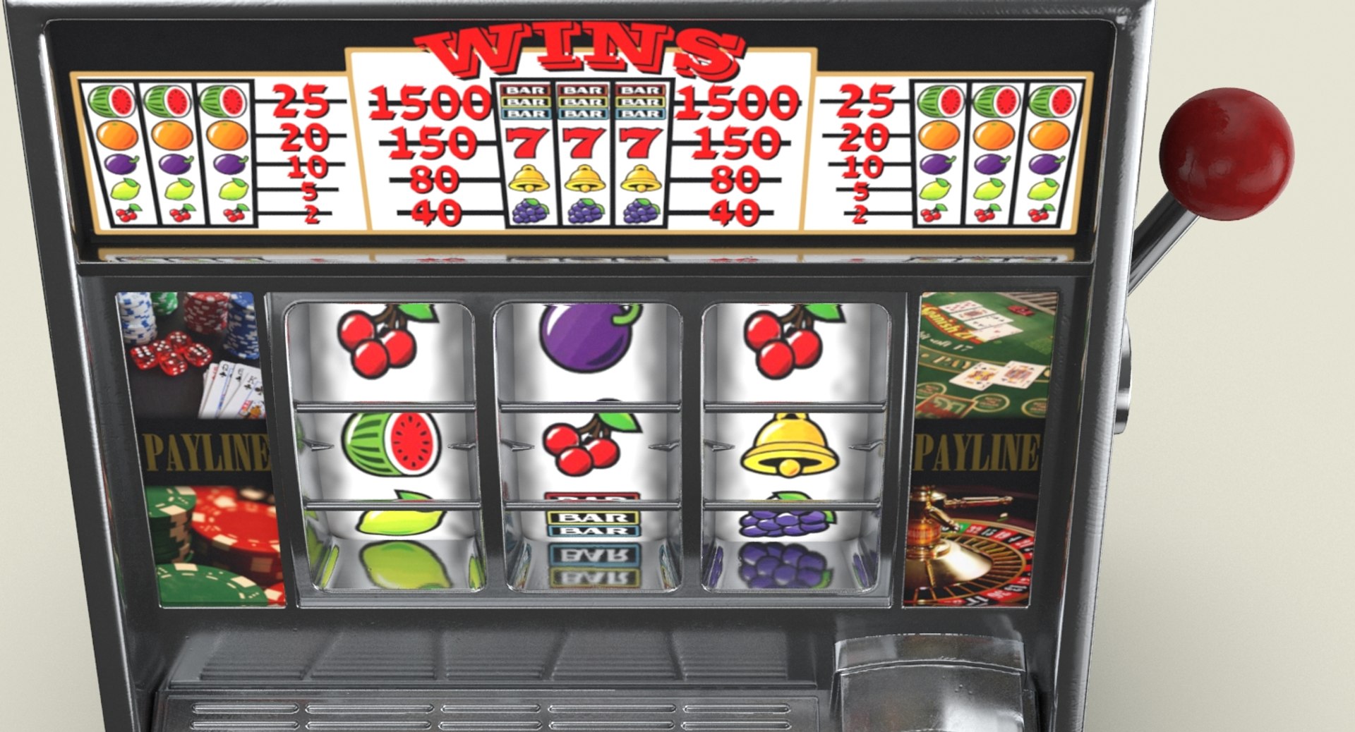 Slot-machine---random-symbols 3D Model - TurboSquid 1317164