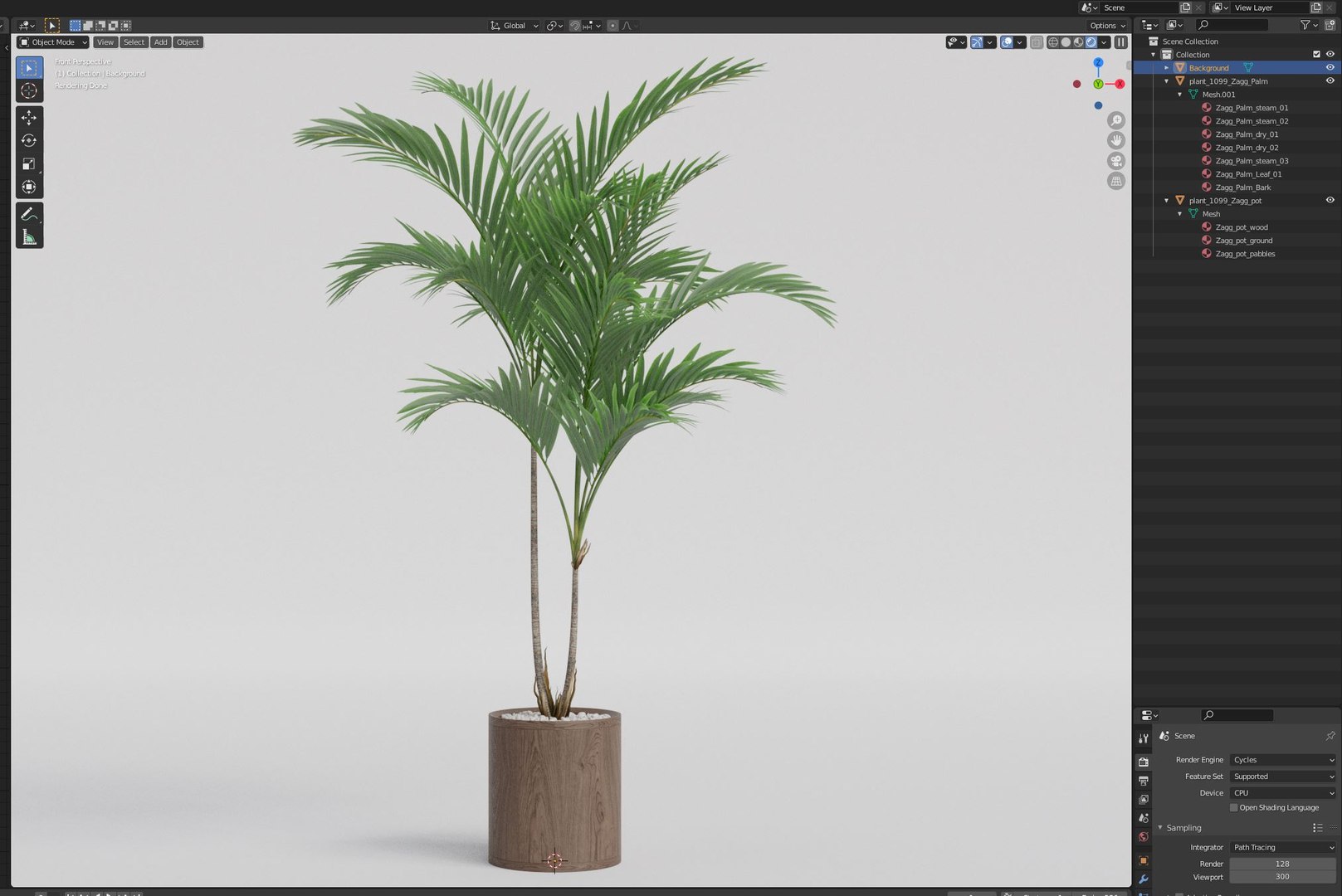 Plants Collection 1099 3D Model - TurboSquid 2248930