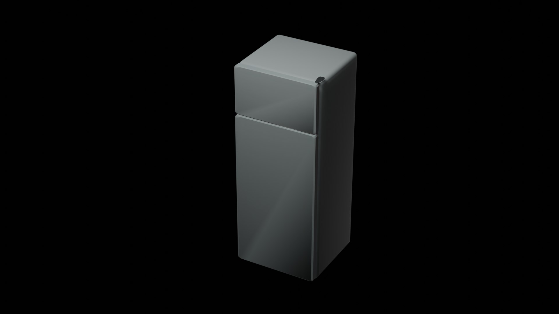 3D Simple Fridge With Freezer - TurboSquid 2035315