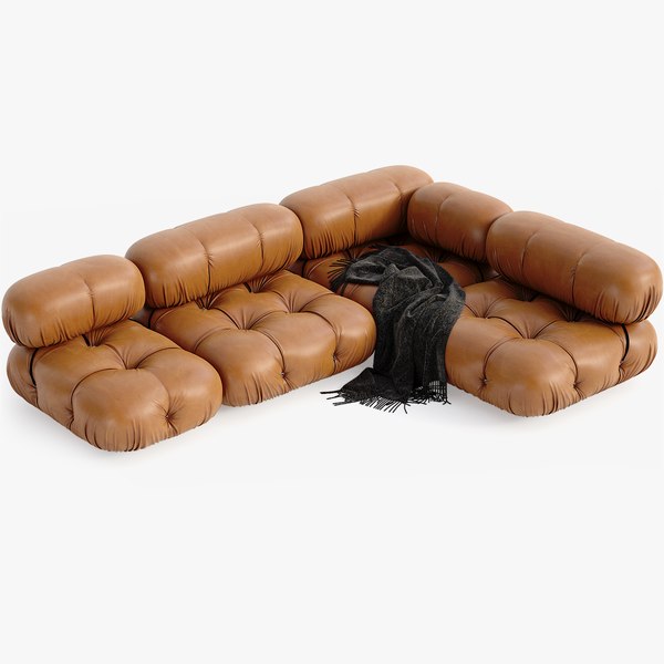 3d model bend sofa