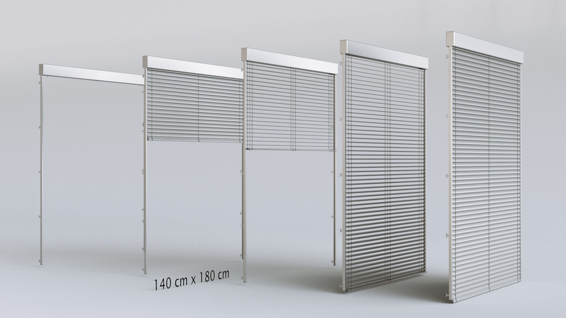 Venetian Blinds Rails X 3D - TurboSquid 1583121