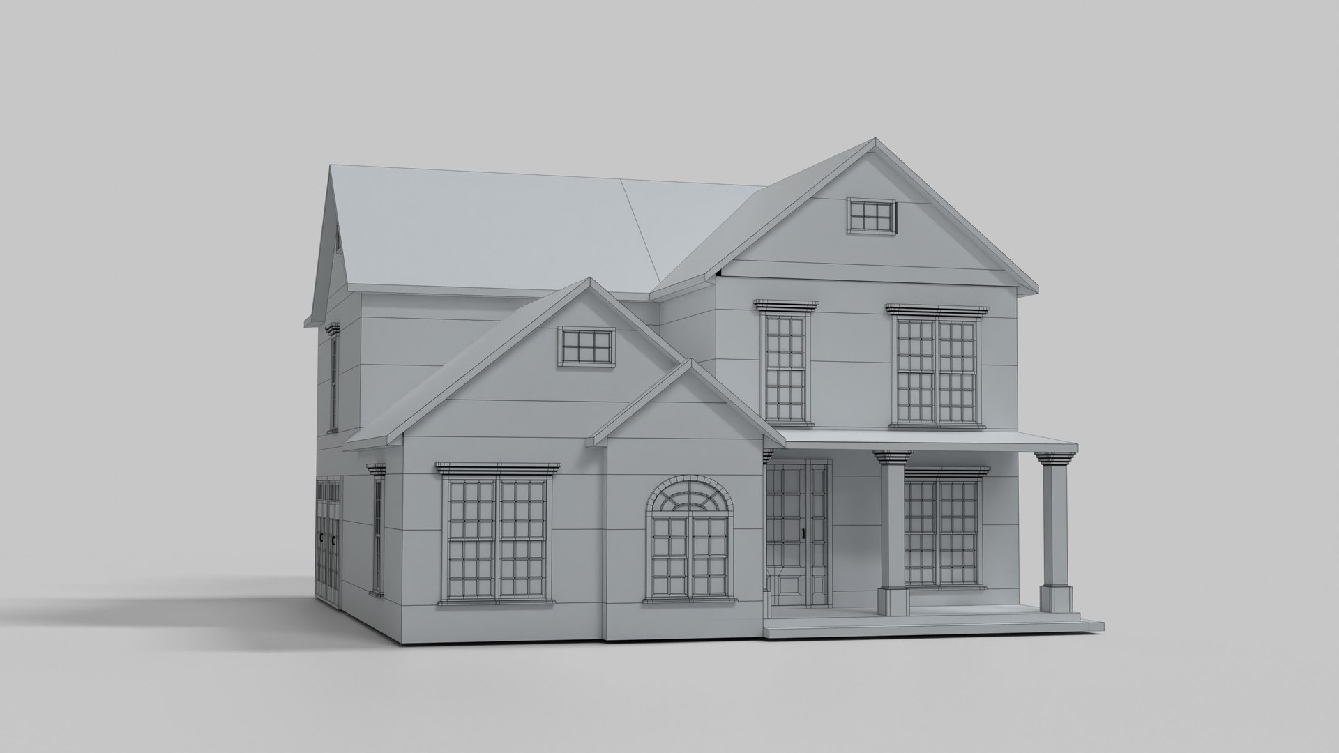 Neighborhood House 03T4 3D Model - TurboSquid 2211185