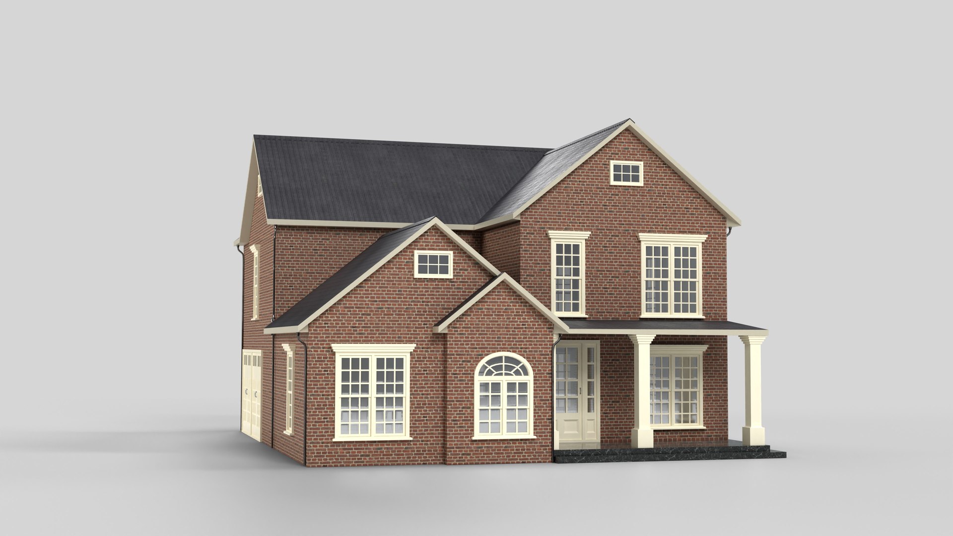 Neighborhood House 03T4 3D Model - TurboSquid 2211185