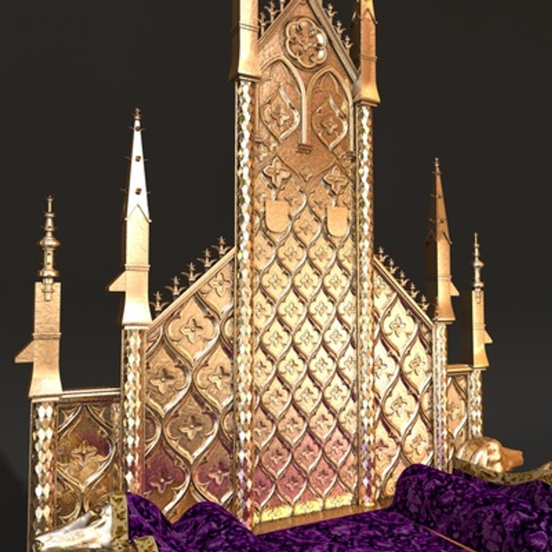 3d Queens Throne Model