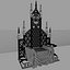 3d Queens Throne Model
