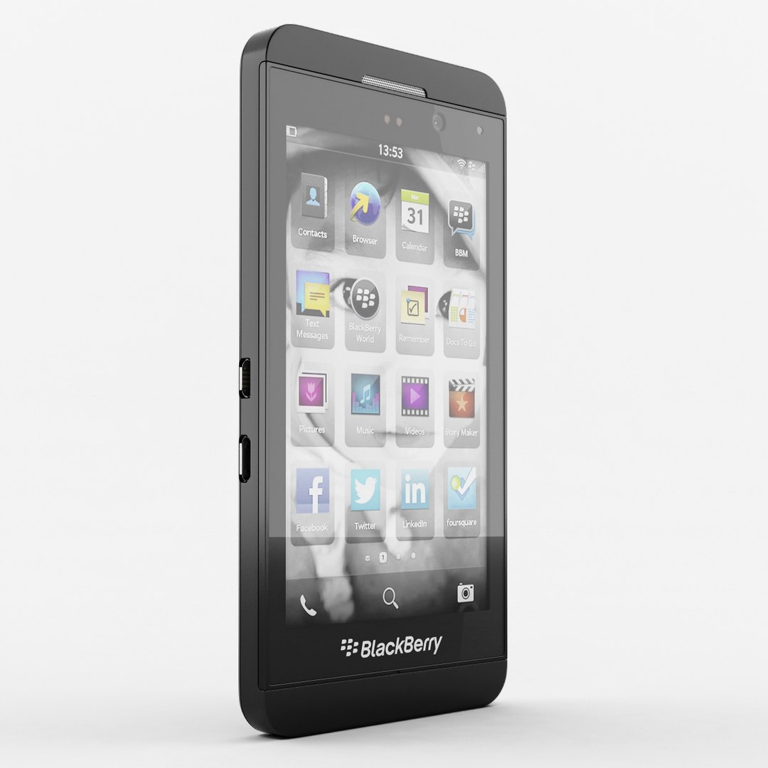 3d Blackberry Z10
