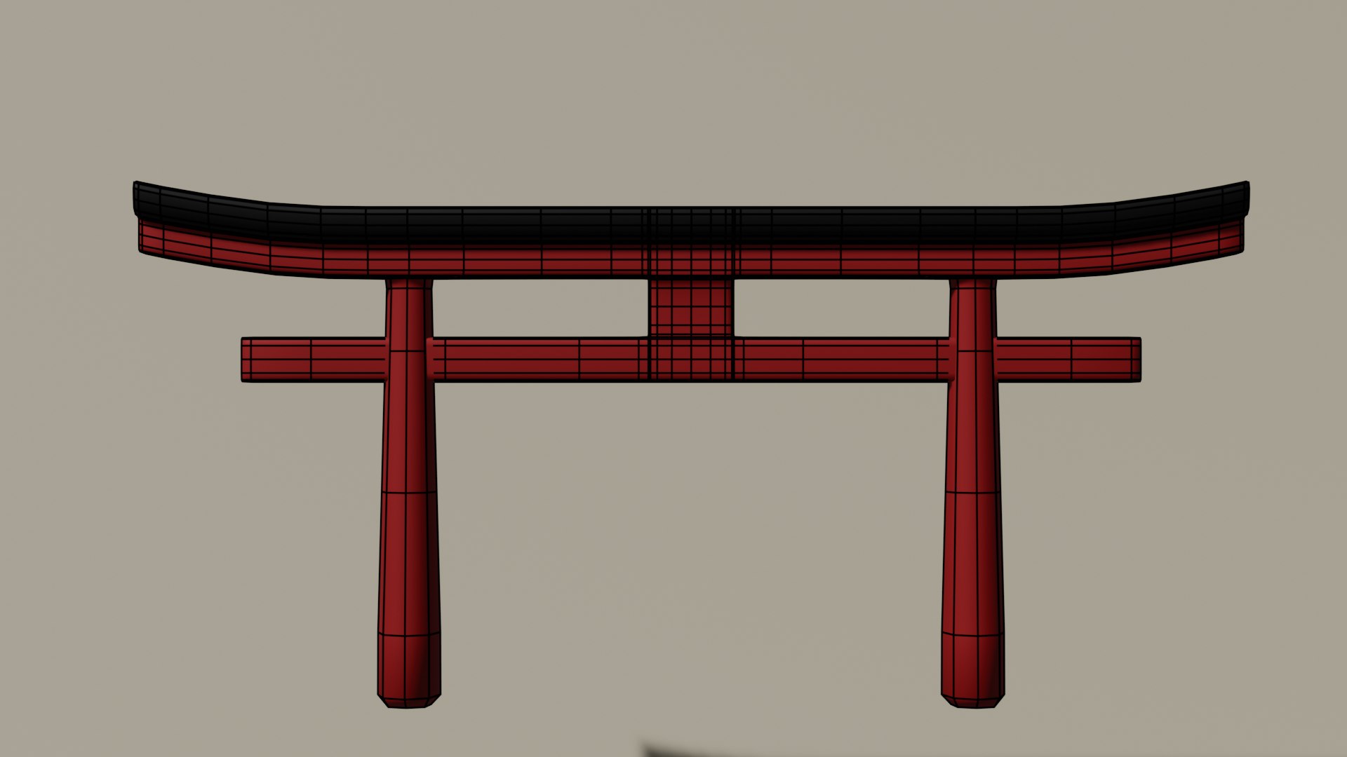 3D Japanese Torii Gate Model - TurboSquid 1719846