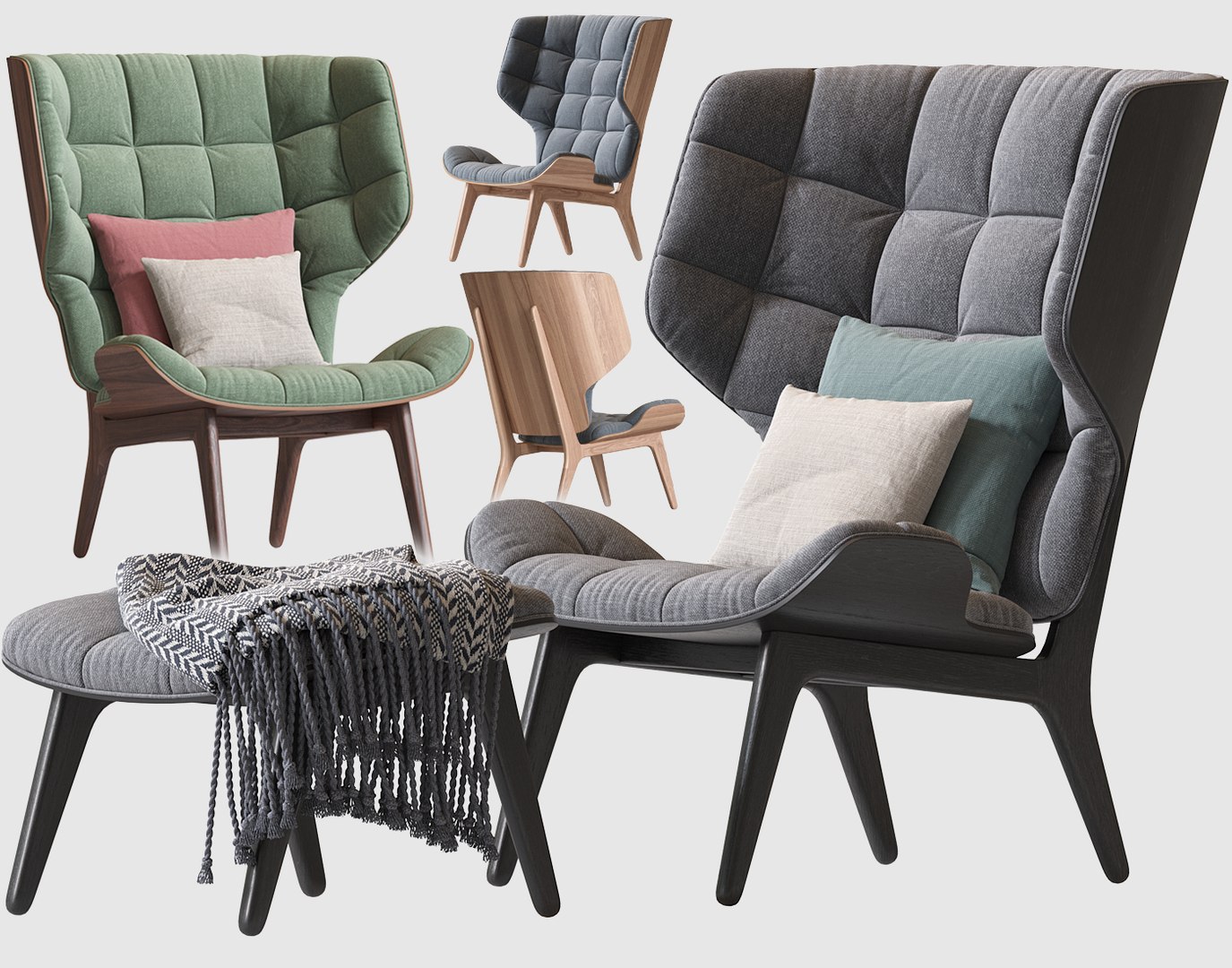 Mammoth Chair 3D Model - TurboSquid 1502007