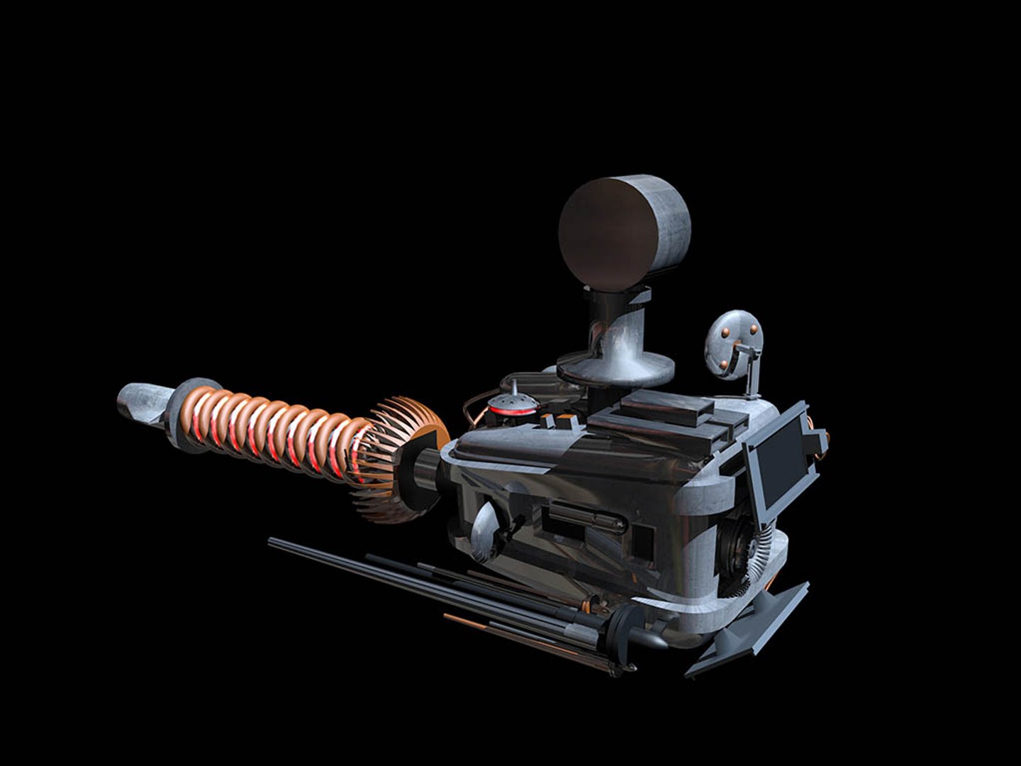 3d Fully Rigged Animation Sliders Model