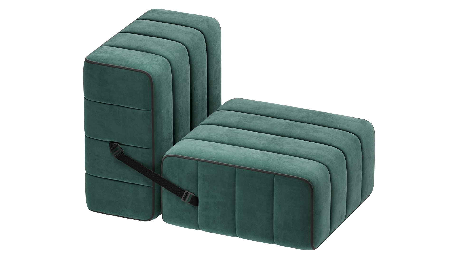 Curt Modular Armchair 3D Model - TurboSquid 2073408