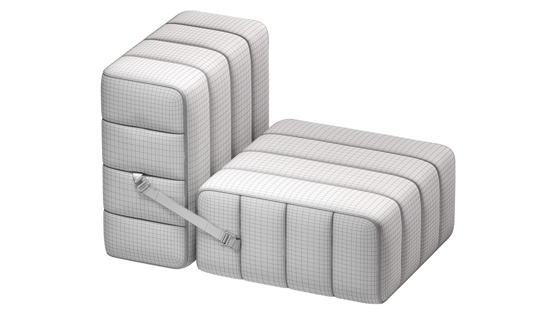 Curt Modular Armchair 3D Model - TurboSquid 2073408