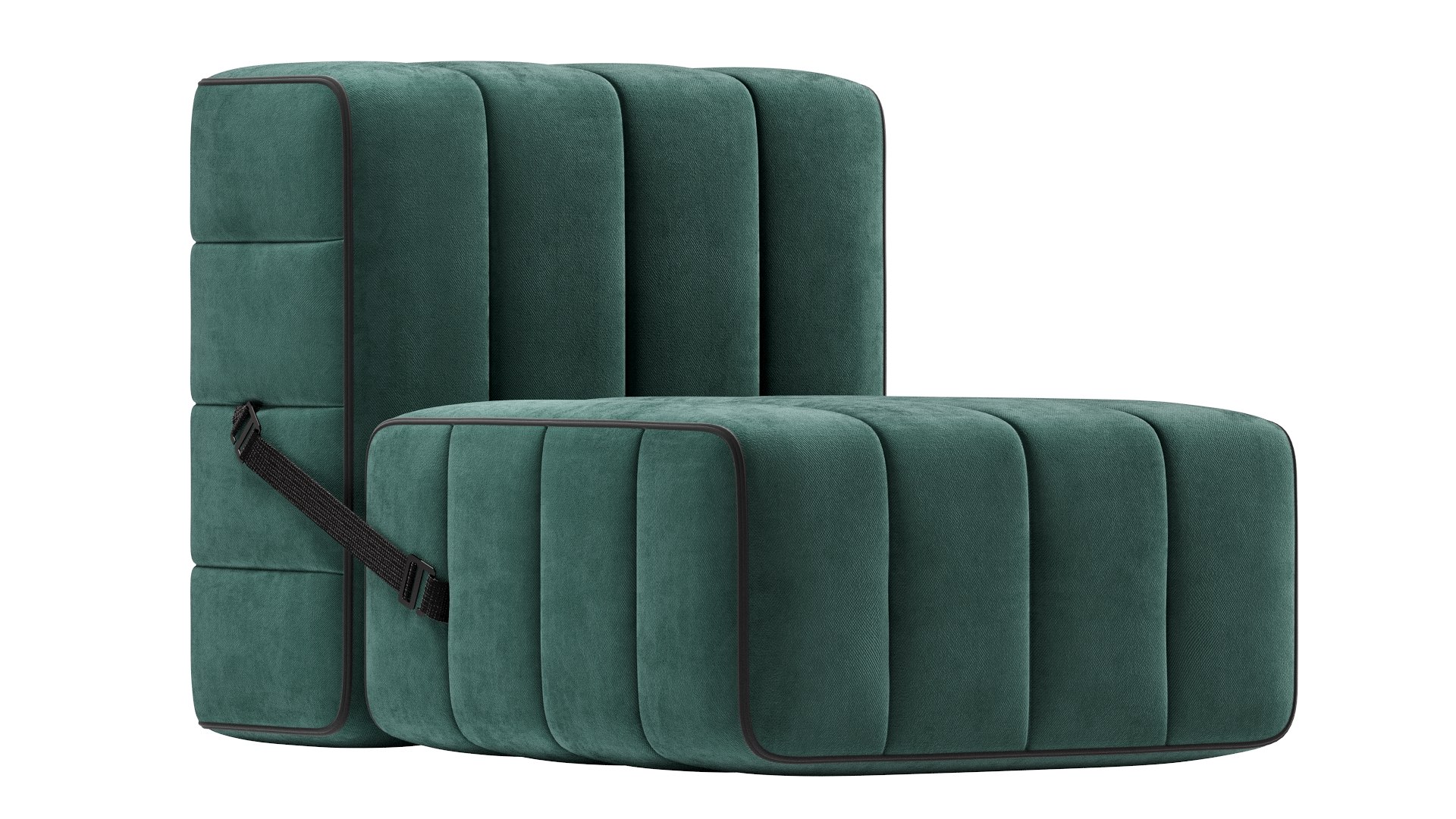 Curt Modular Armchair 3D Model - TurboSquid 2073408