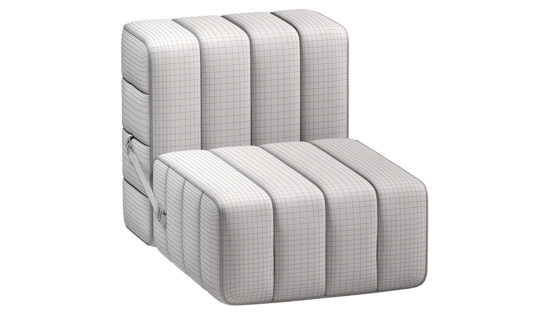 Curt Modular Armchair 3D Model - TurboSquid 2073408