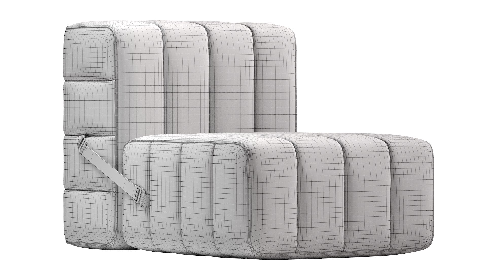 Curt Modular Armchair 3D Model - TurboSquid 2073408