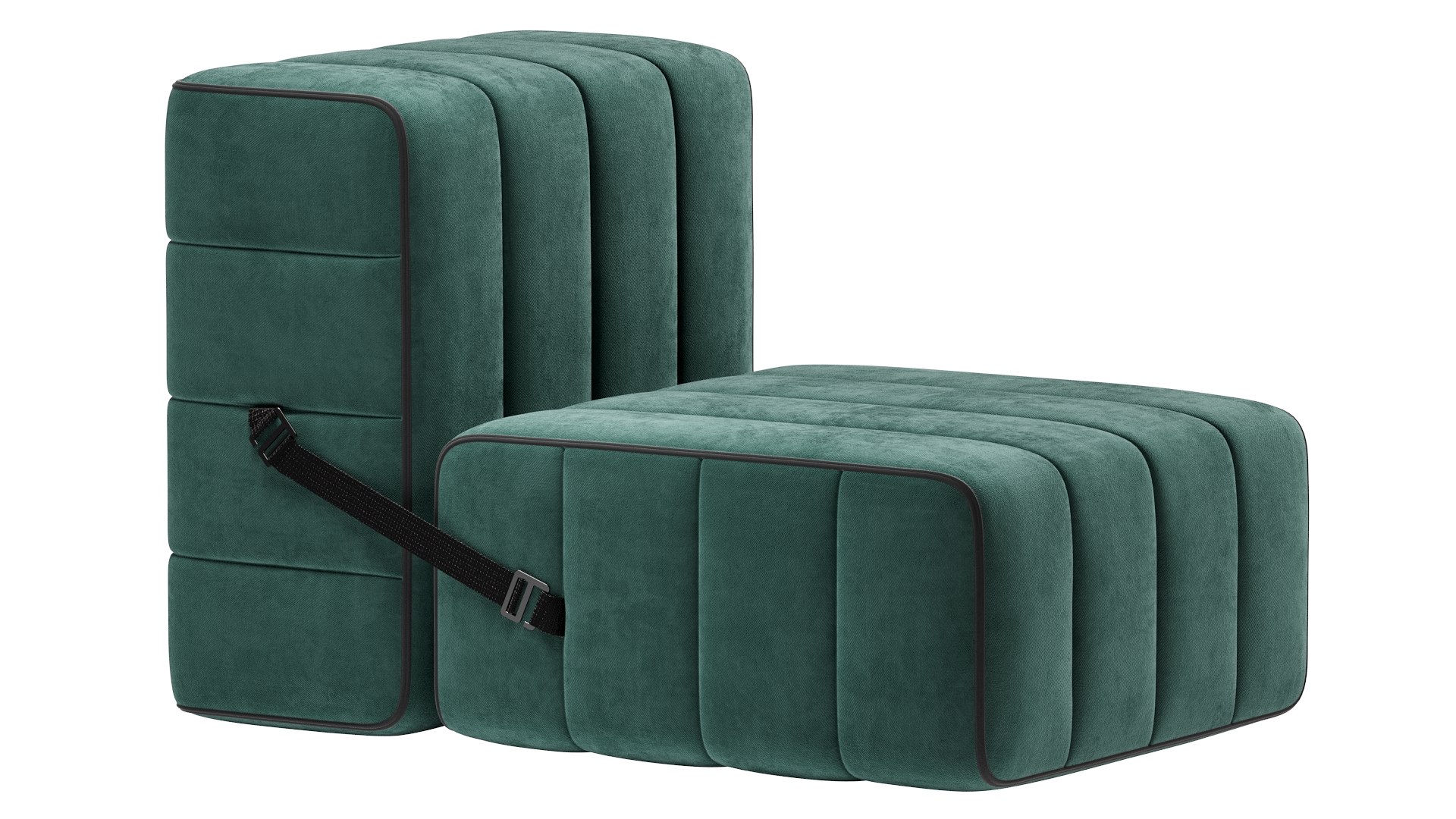 Curt Modular Armchair 3D Model - TurboSquid 2073408