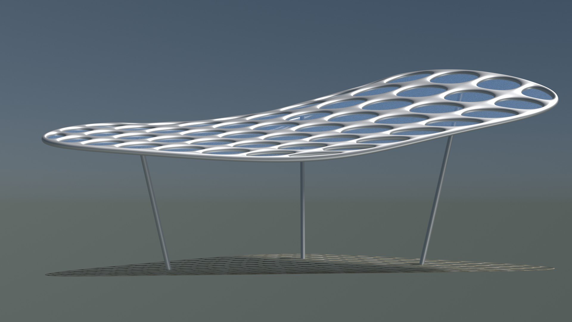 3D Parametric Pavilion Model 2348 Model - TurboSquid 2166078