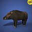 3d Boar Animal Lightwave