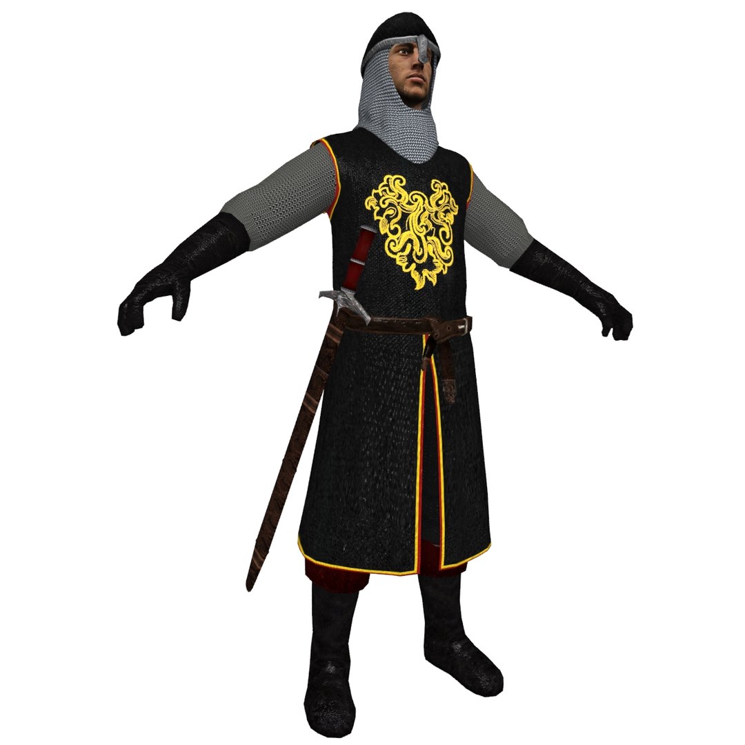 3ds max medieval knight