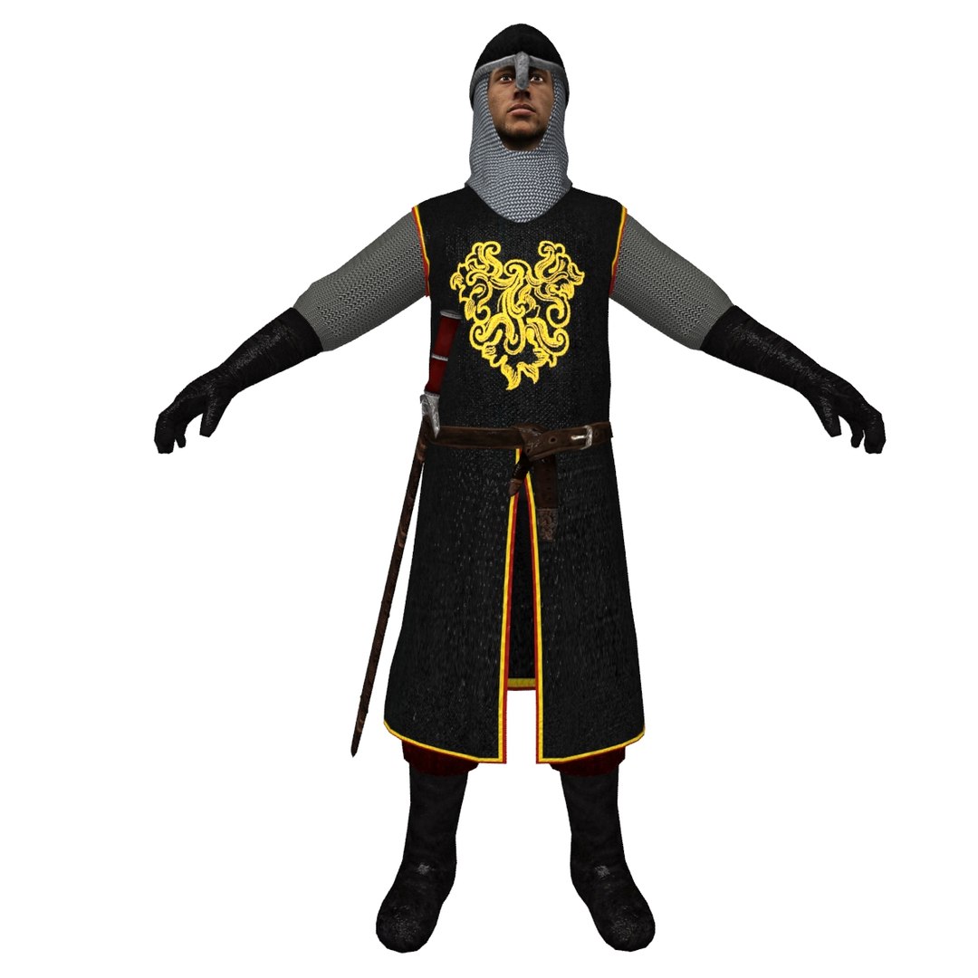 3ds max medieval knight