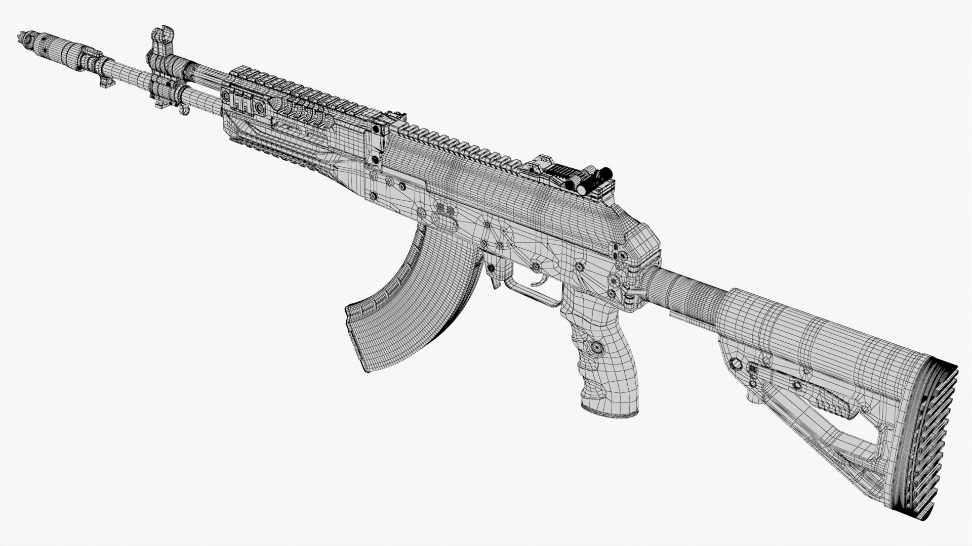 HS AK12 C 3D Model - TurboSquid 2227332