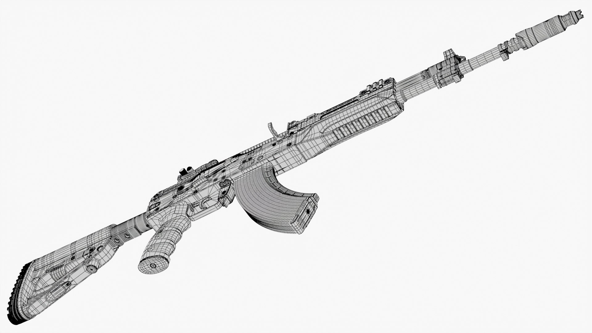 HS AK12 C 3D Model - TurboSquid 2227332