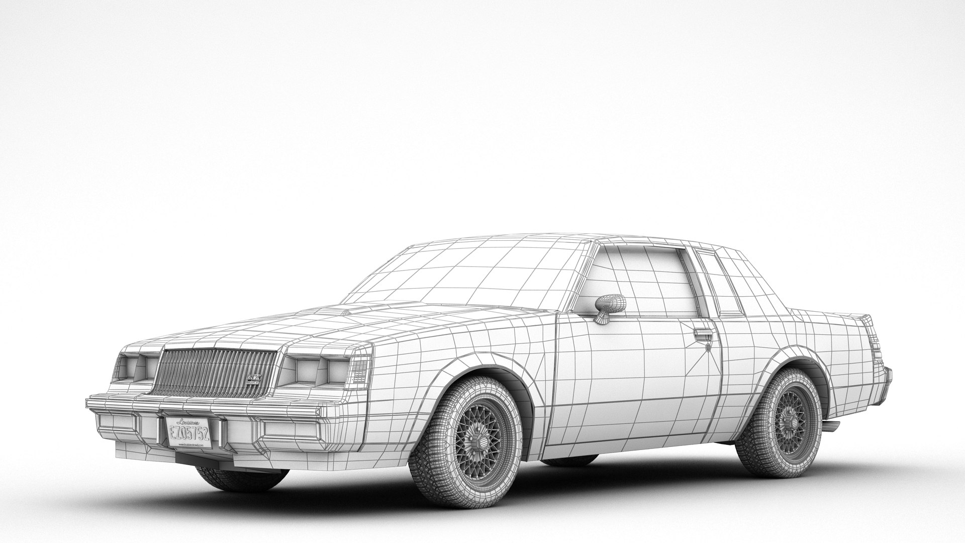3D Buick Regal GNX - TurboSquid 1995965