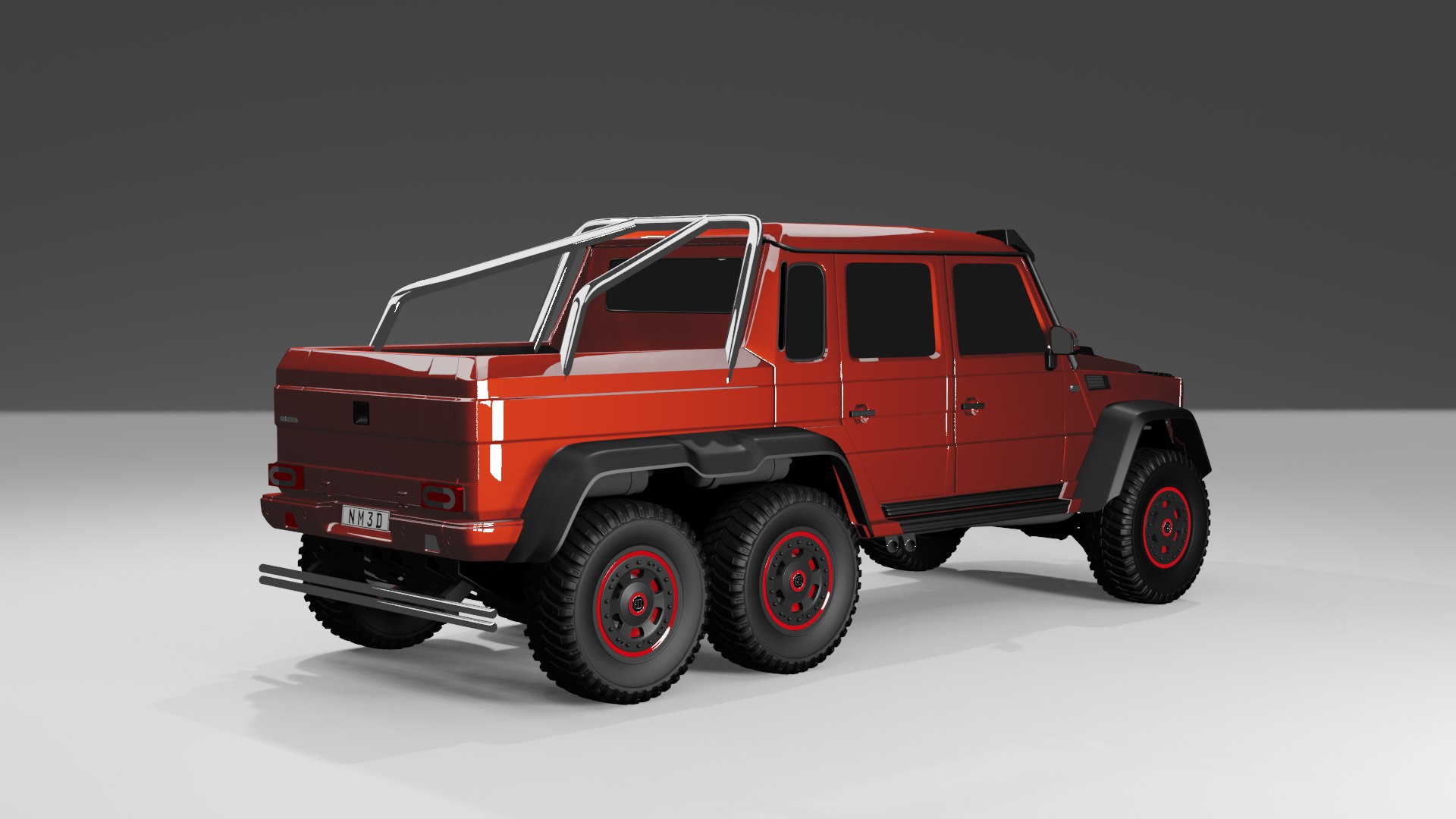3D Model Brabus G63 6x6 - TurboSquid 2002307