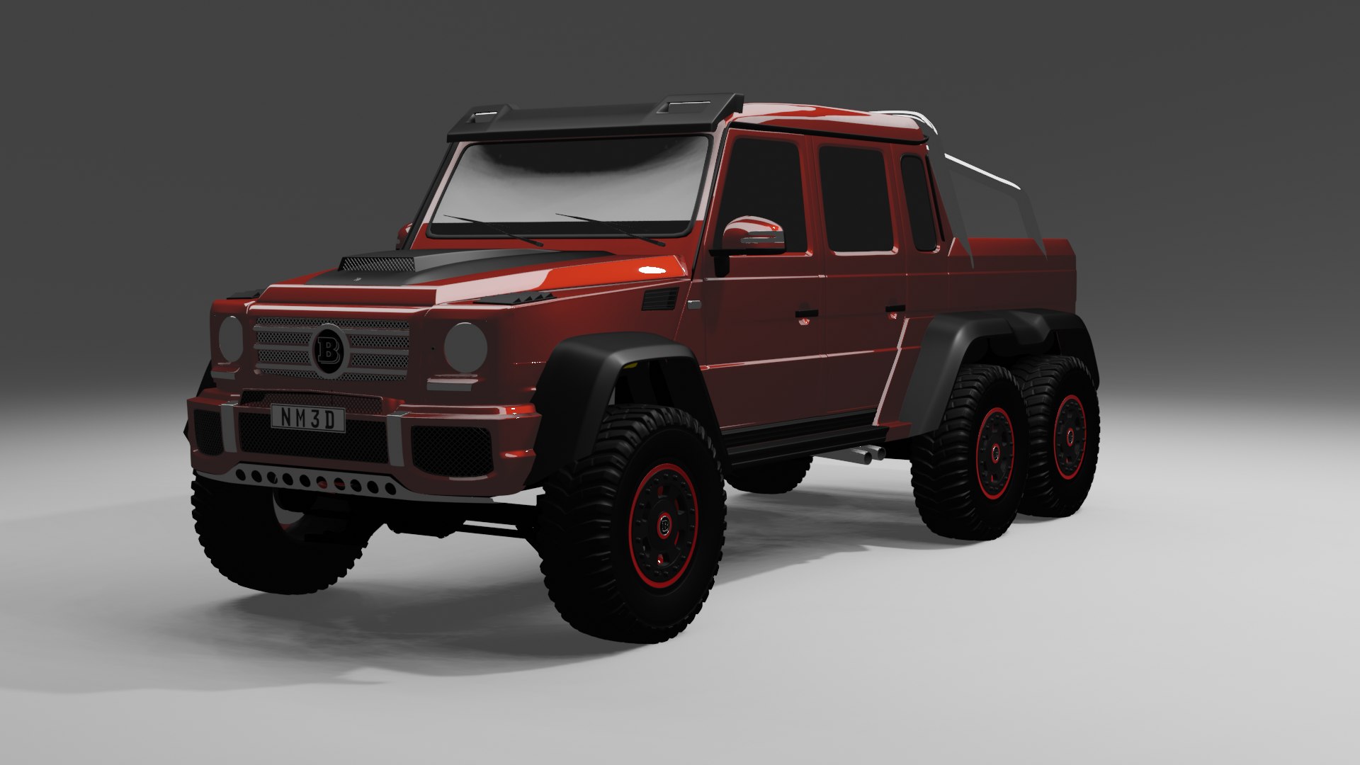 3D Model Brabus G63 6x6 - TurboSquid 2002307
