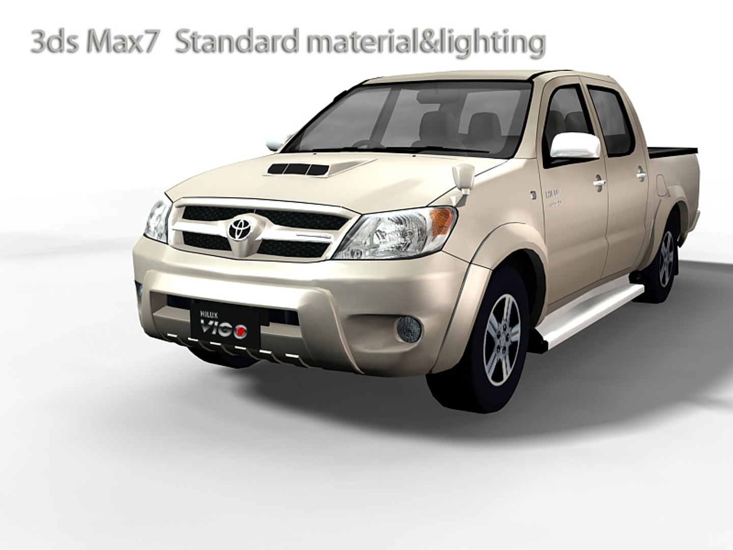 Toyota Vigo Dcab 3d Model