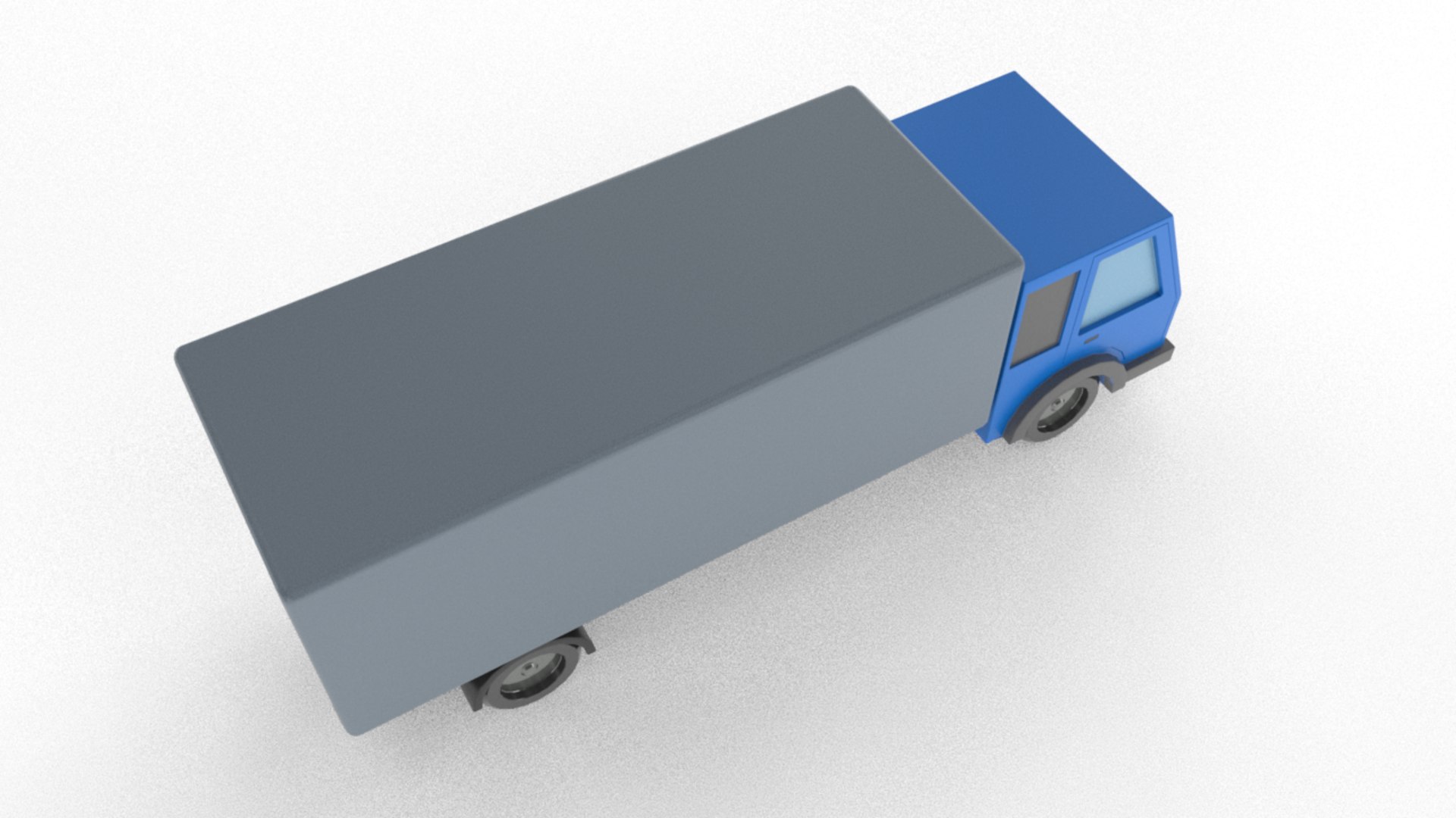 3D cartoon 3d LOW POLY lorry model - TurboSquid 1758973
