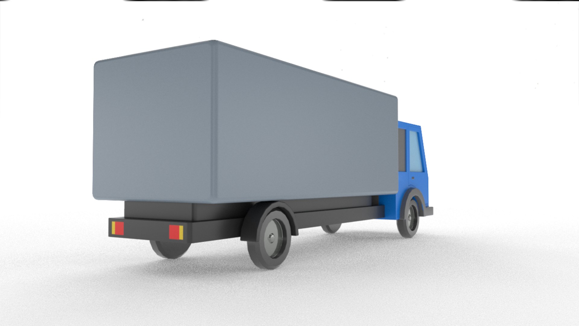 3D cartoon 3d LOW POLY lorry model - TurboSquid 1758973