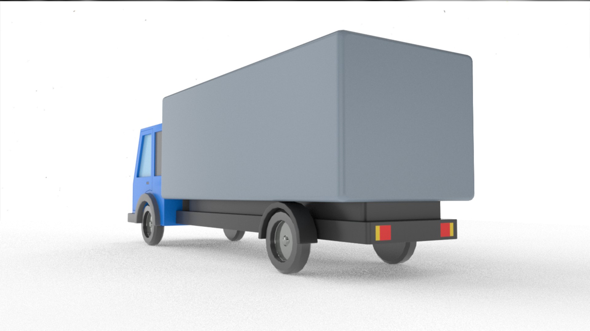 3D cartoon 3d LOW POLY lorry model - TurboSquid 1758973