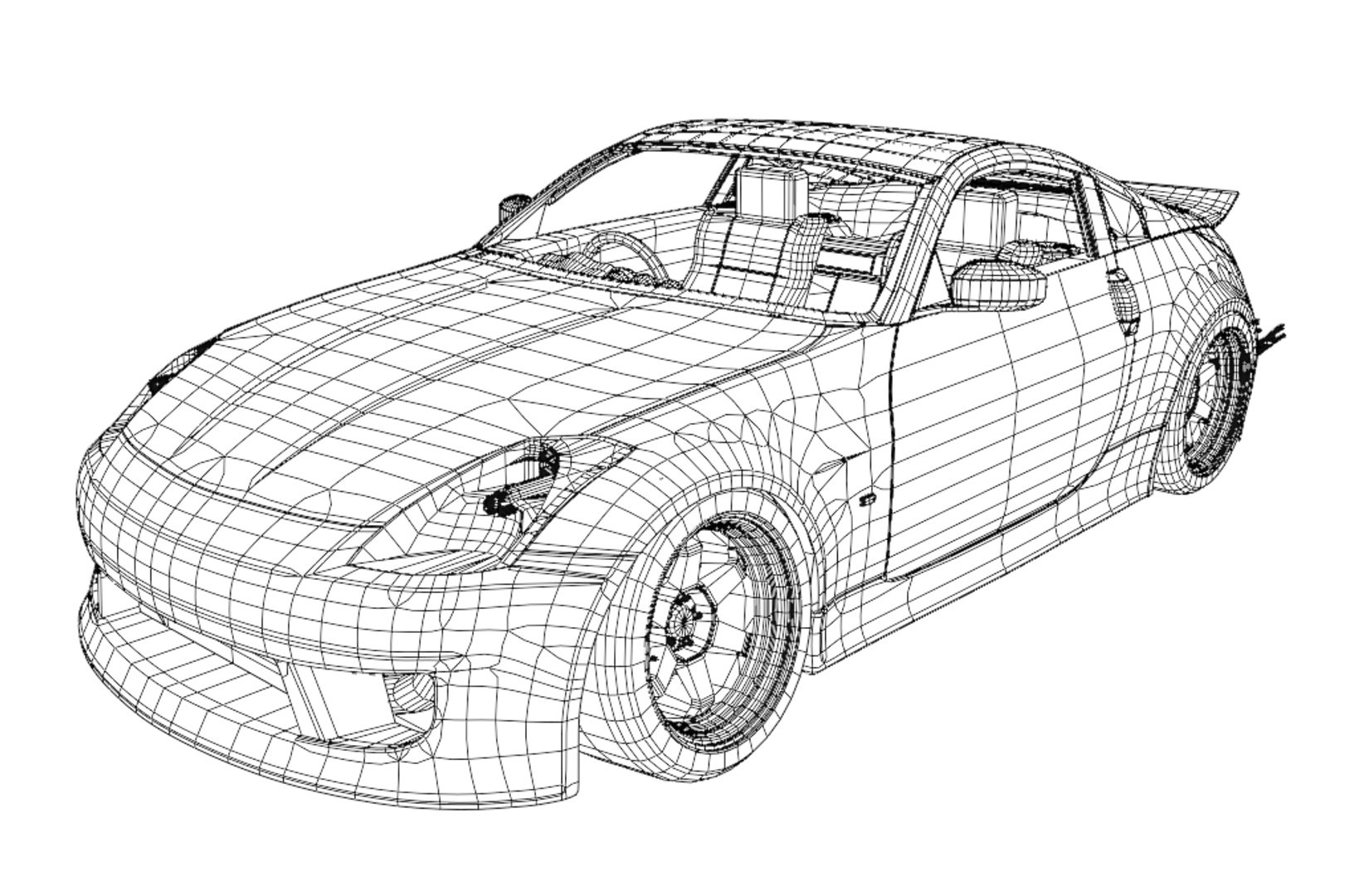 Nissan 350Z Z33 JDM Car Japan 3D Model - TurboSquid 2299356