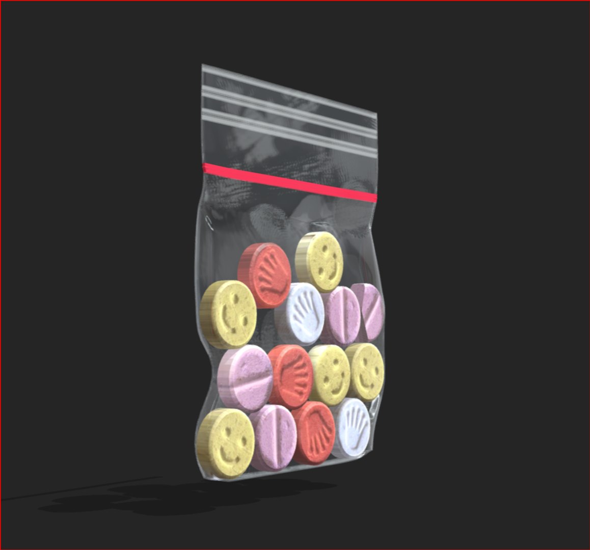 3D Simple Extasy Bag - TurboSquid 1734416