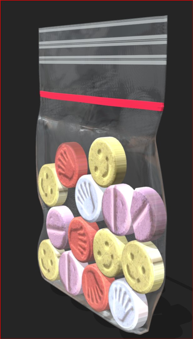 3D Simple Extasy Bag - TurboSquid 1734416