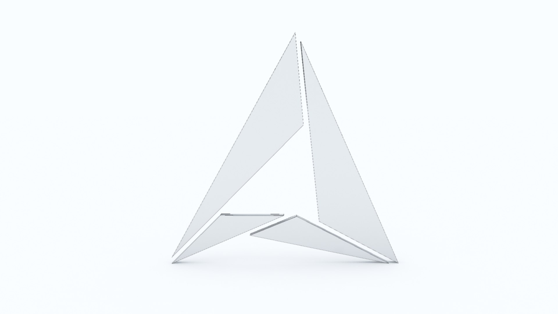 Free 3D Triangular Logo - TurboSquid 1684613