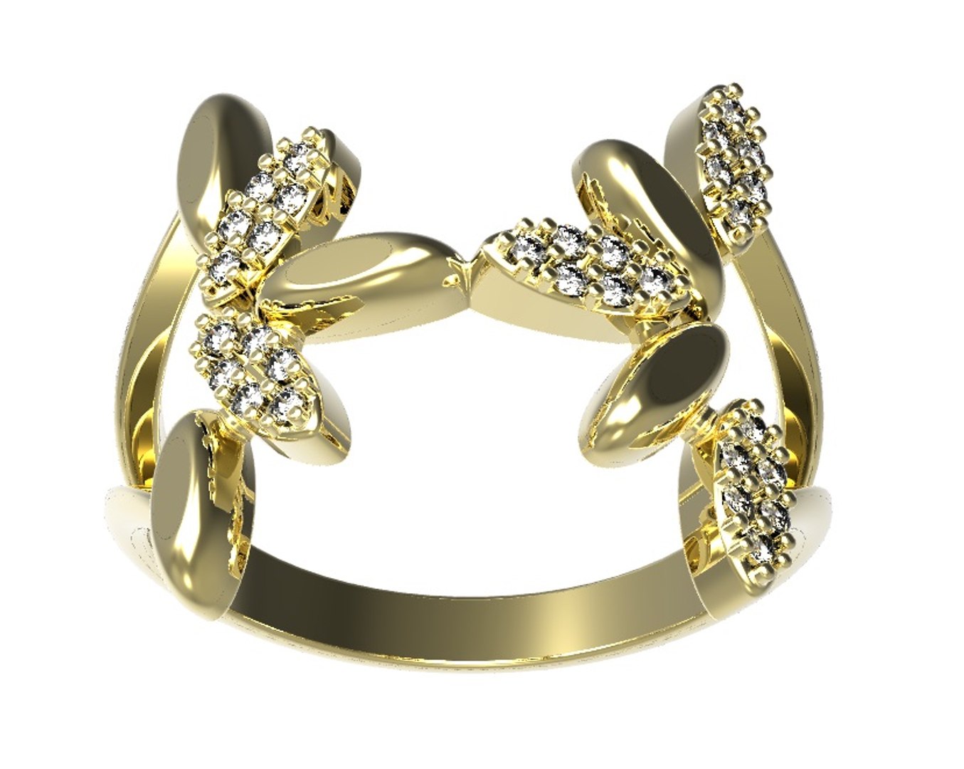 3d Gold Ring Model