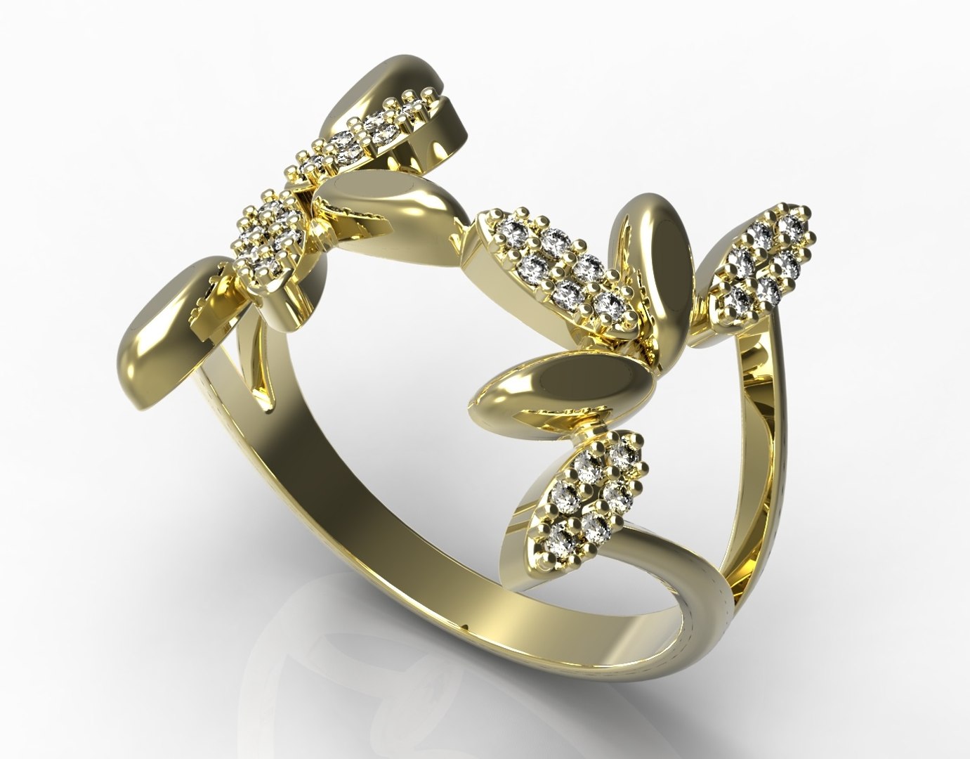 3d Gold Ring Model