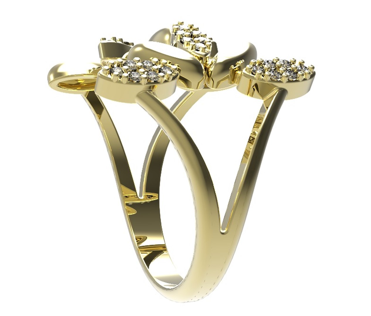 3d Gold Ring Model