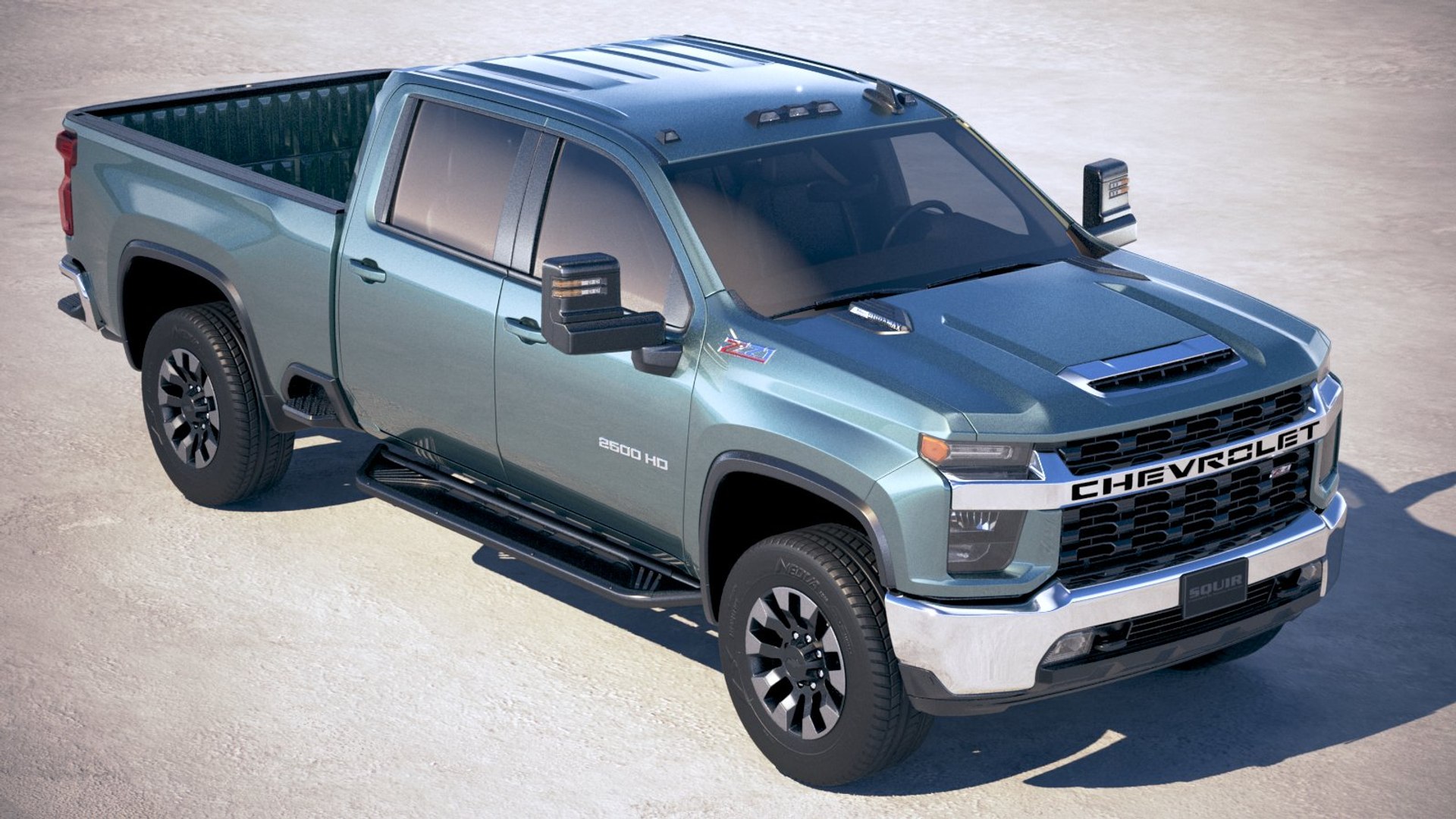 3D chevrolet silverado 2500hd - TurboSquid 1433536